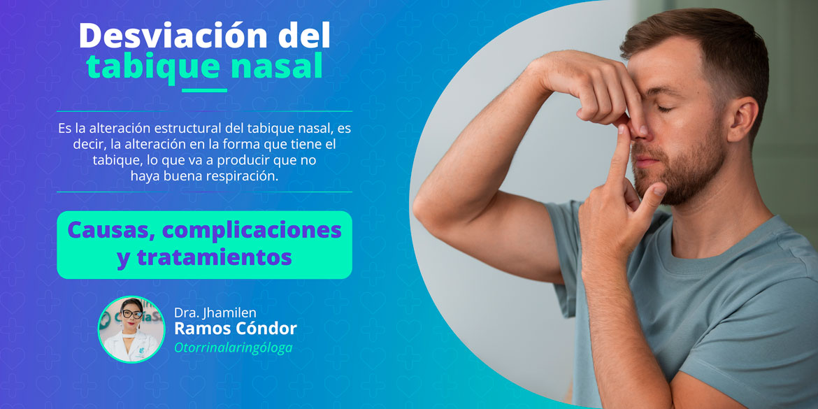 Desviación del tabique nasal - Causas y tratamiento